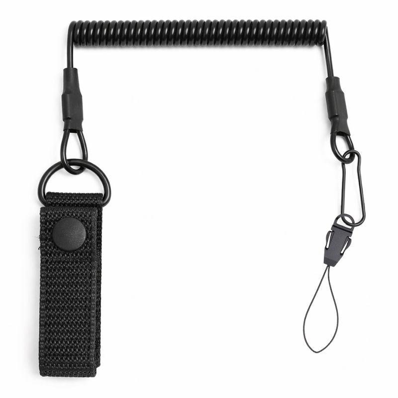 Cordon Extensibil Asigurare Pistol, Helicoidal, Spiralat, OPRA Tactic,